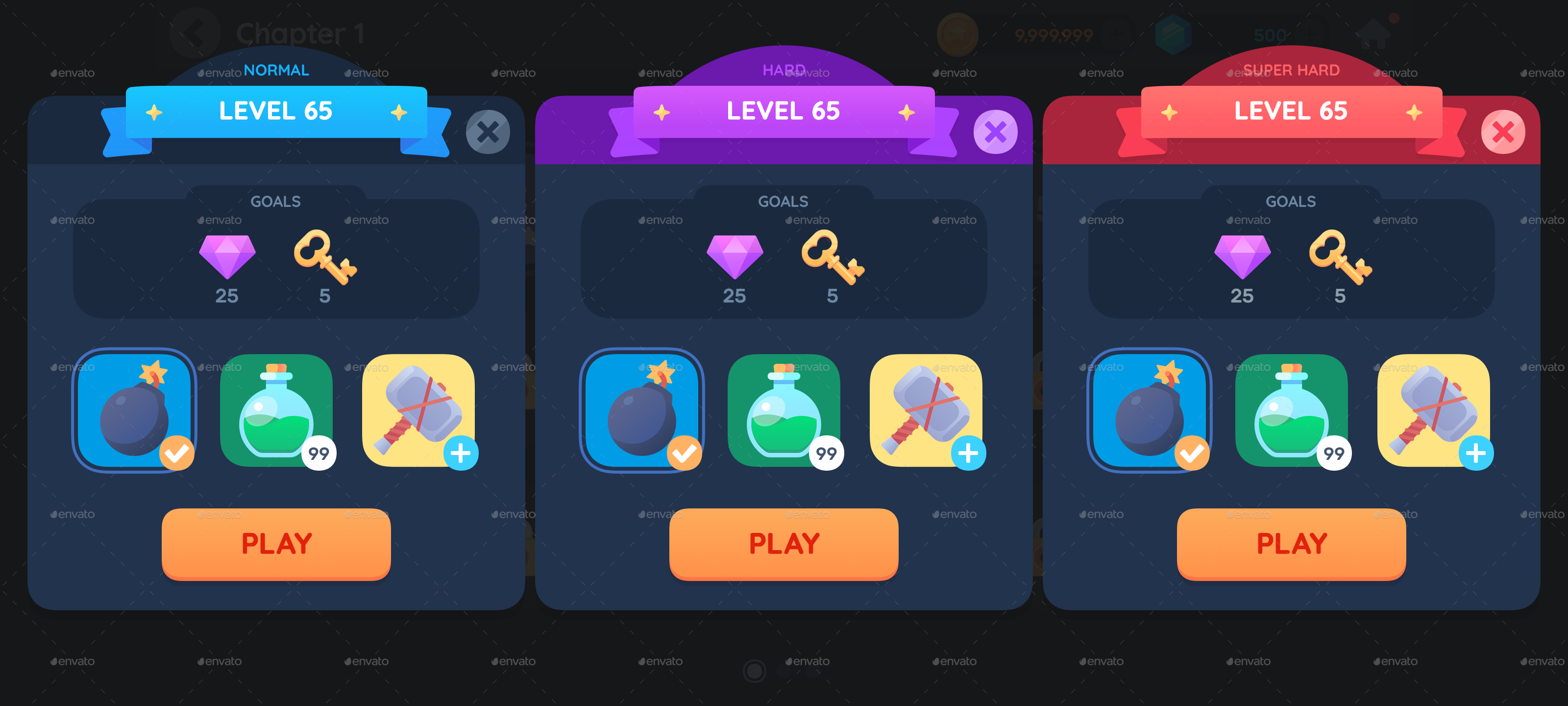 GUI Pro - Casual Game(Vol 2), Game Assets | GraphicRiver