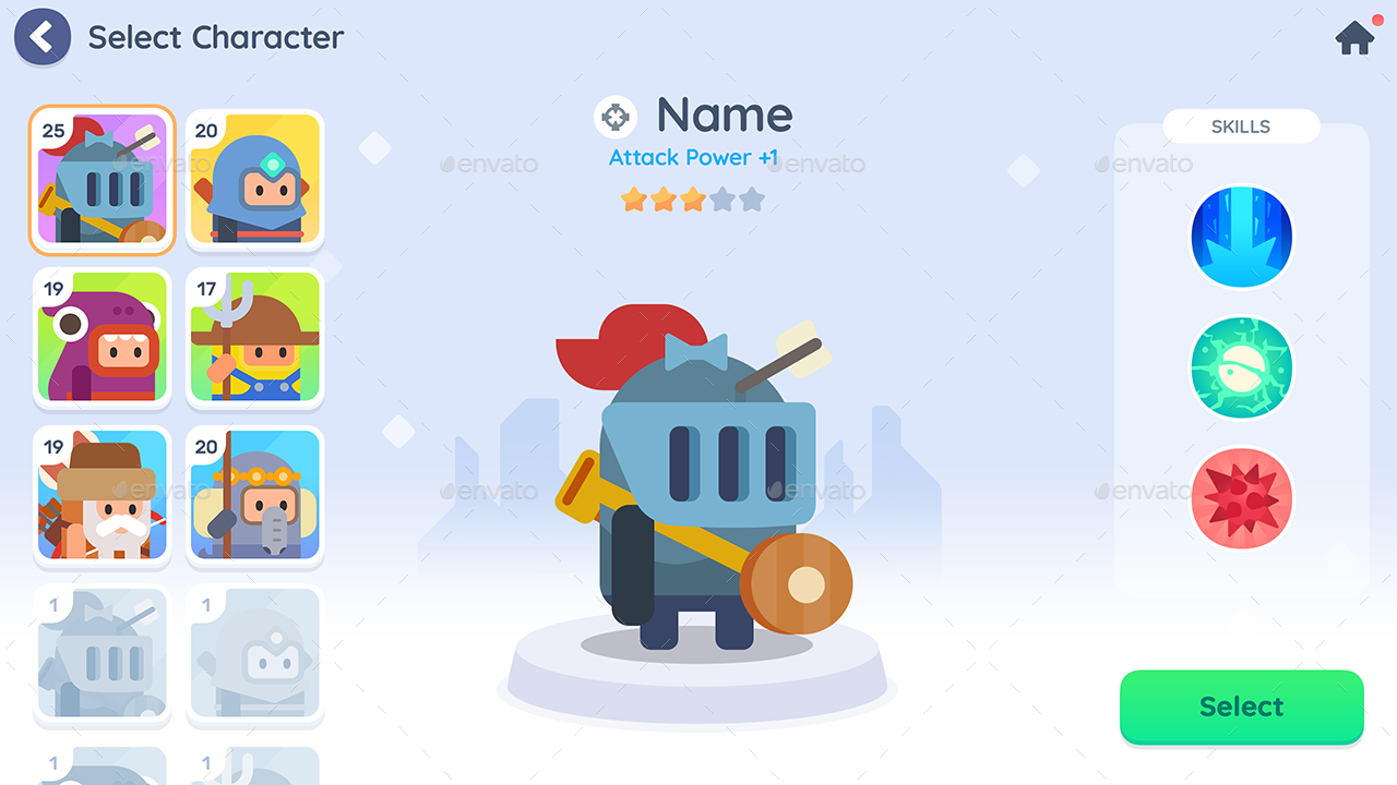 GUI Pro - Casual Game(Vol 1), Game Assets | GraphicRiver