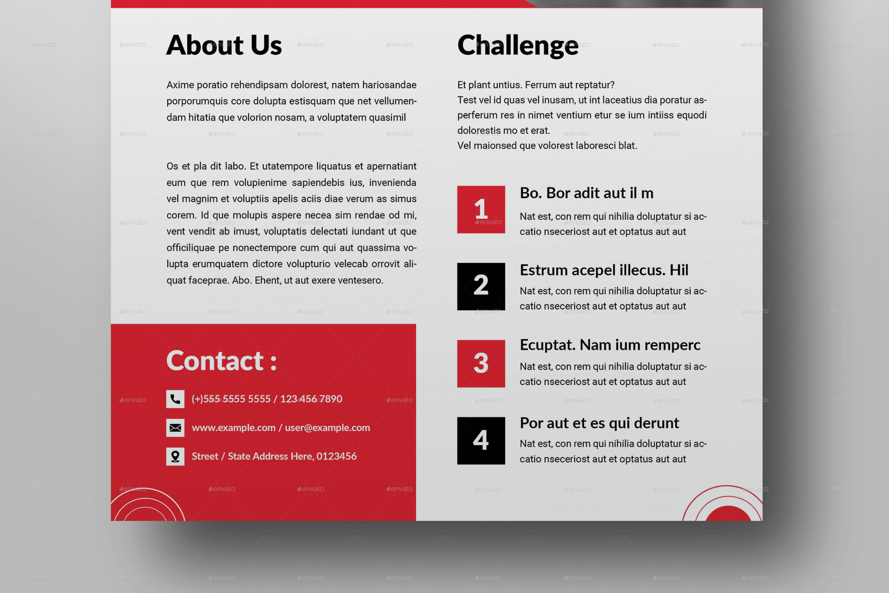 Case Study Template, Print Templates | GraphicRiver