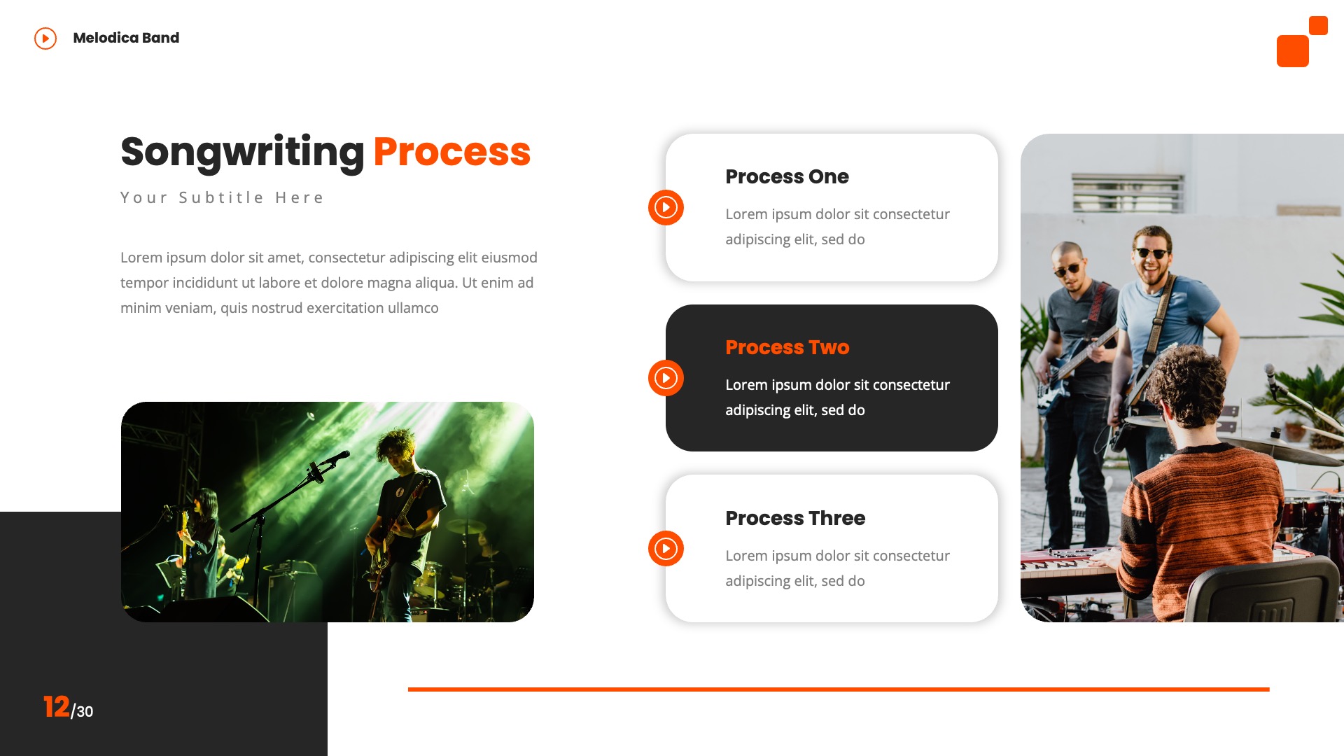 Melodica - Music Band PowerPoint, Presentation Templates | GraphicRiver