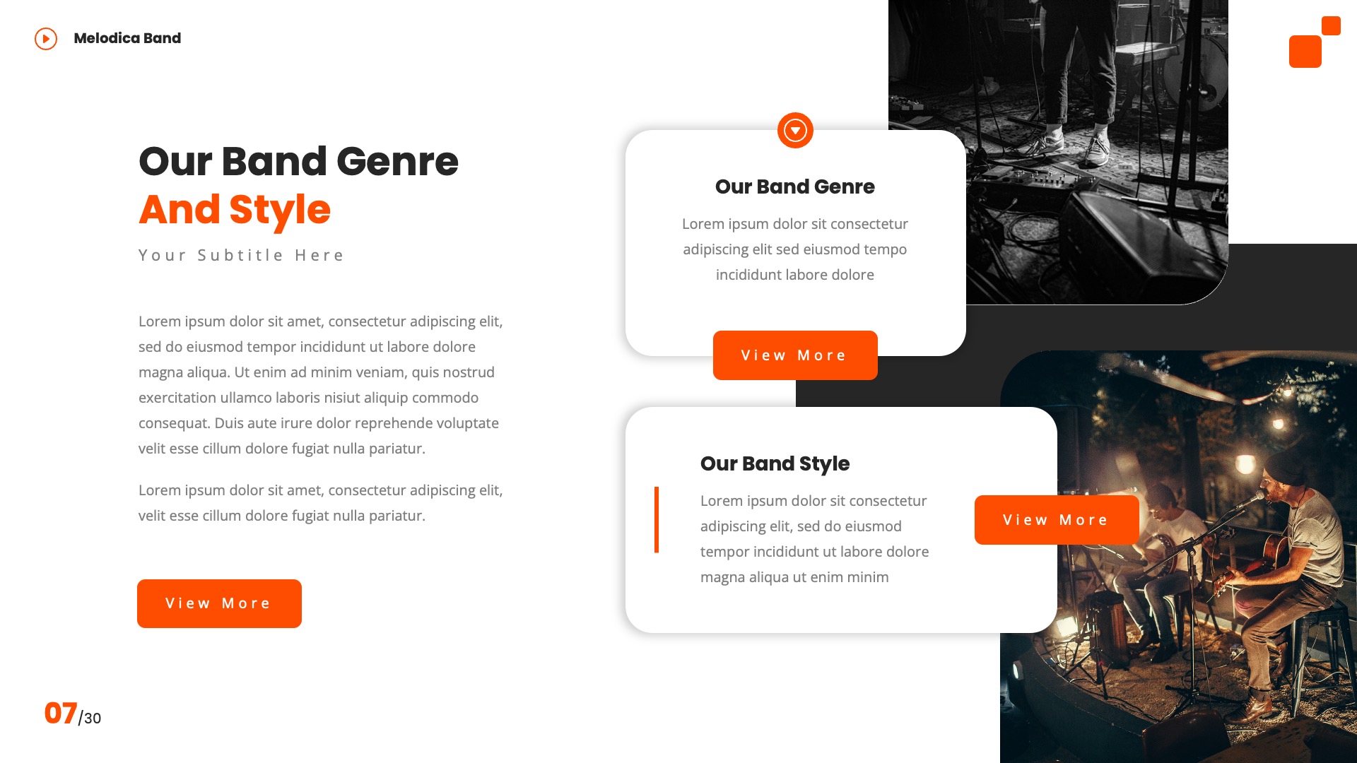 Melodica - Music Band PowerPoint, Presentation Templates | GraphicRiver