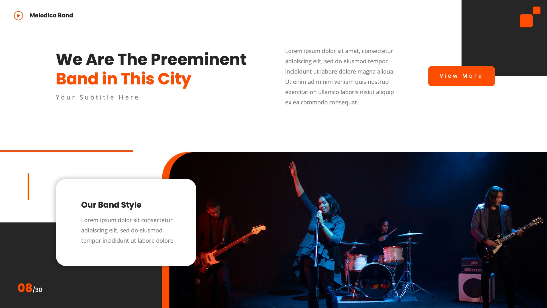 Melodica - Music Band PowerPoint, Presentation Templates | GraphicRiver