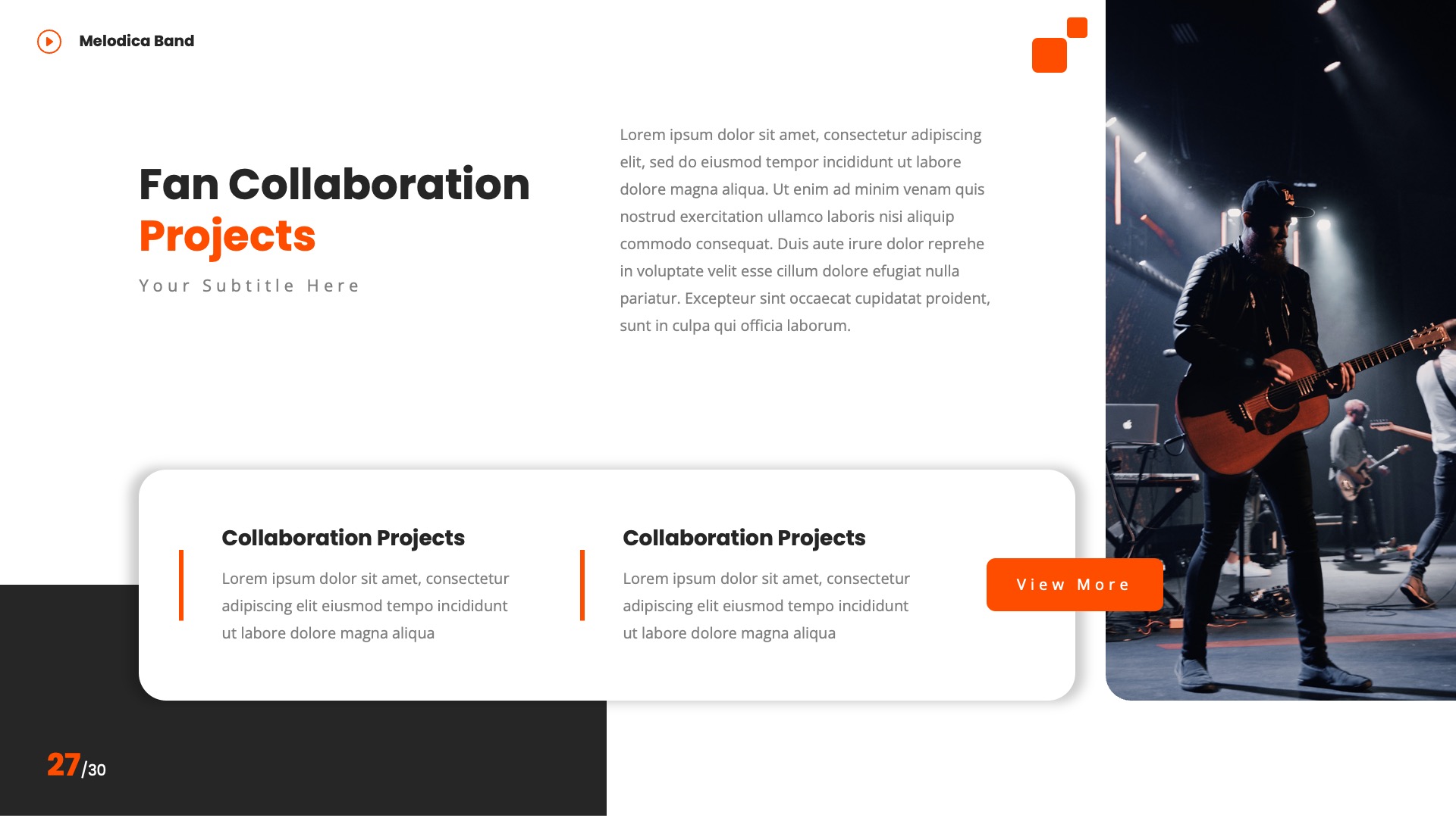 Melodica - Music Band Google Slides, Presentation Templates | GraphicRiver