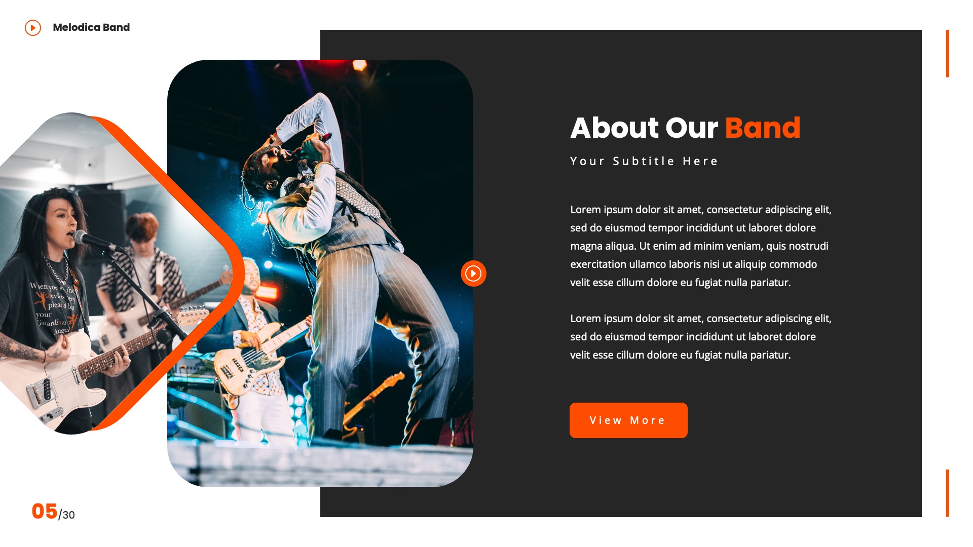 Melodica - Music Band Google Slides, Presentation Templates | GraphicRiver