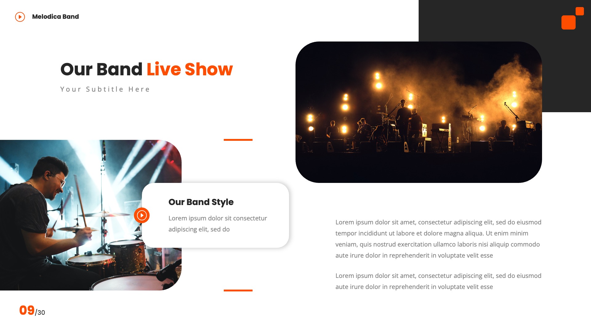 Melodica - Music Band Google Slides, Presentation Templates | GraphicRiver