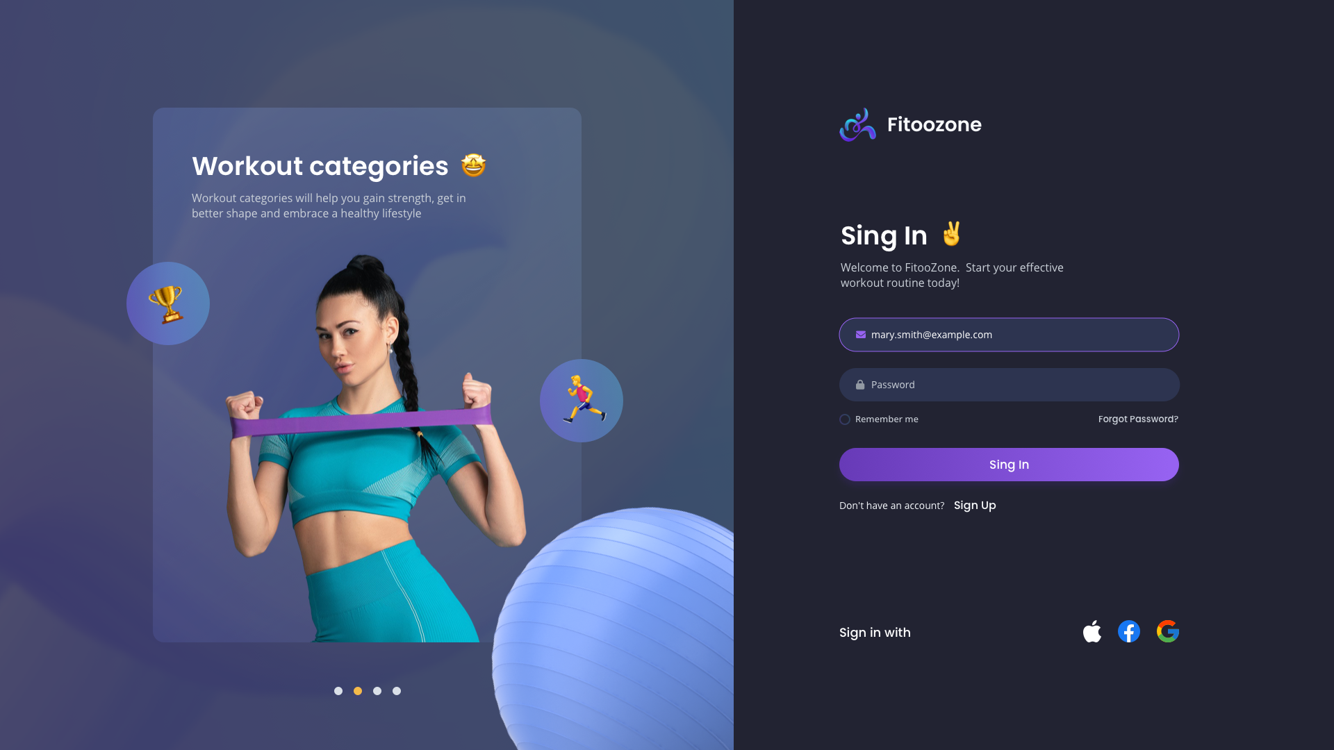 FitooZone – Fitness Dashboard UI Kit for Figma by merkulove | ThemeForest