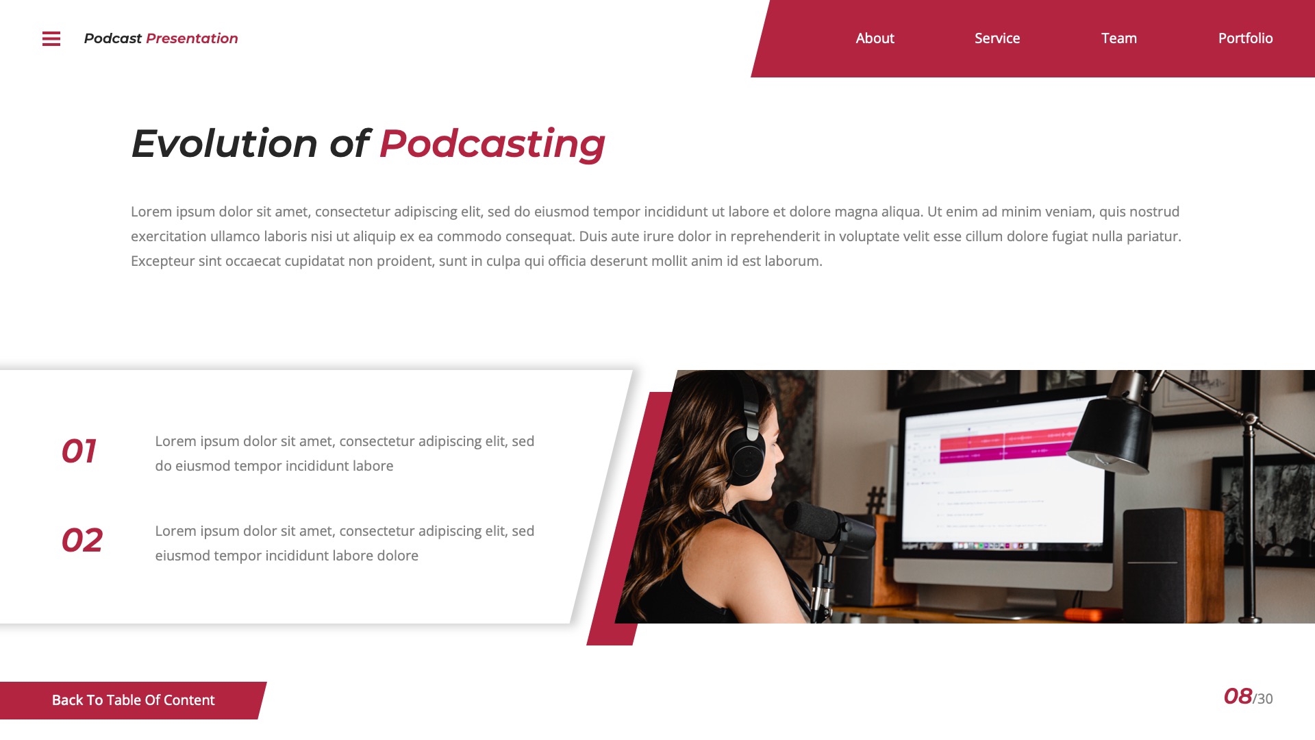 Podcasta - Podcast PowerPoint, Presentation Templates | GraphicRiver