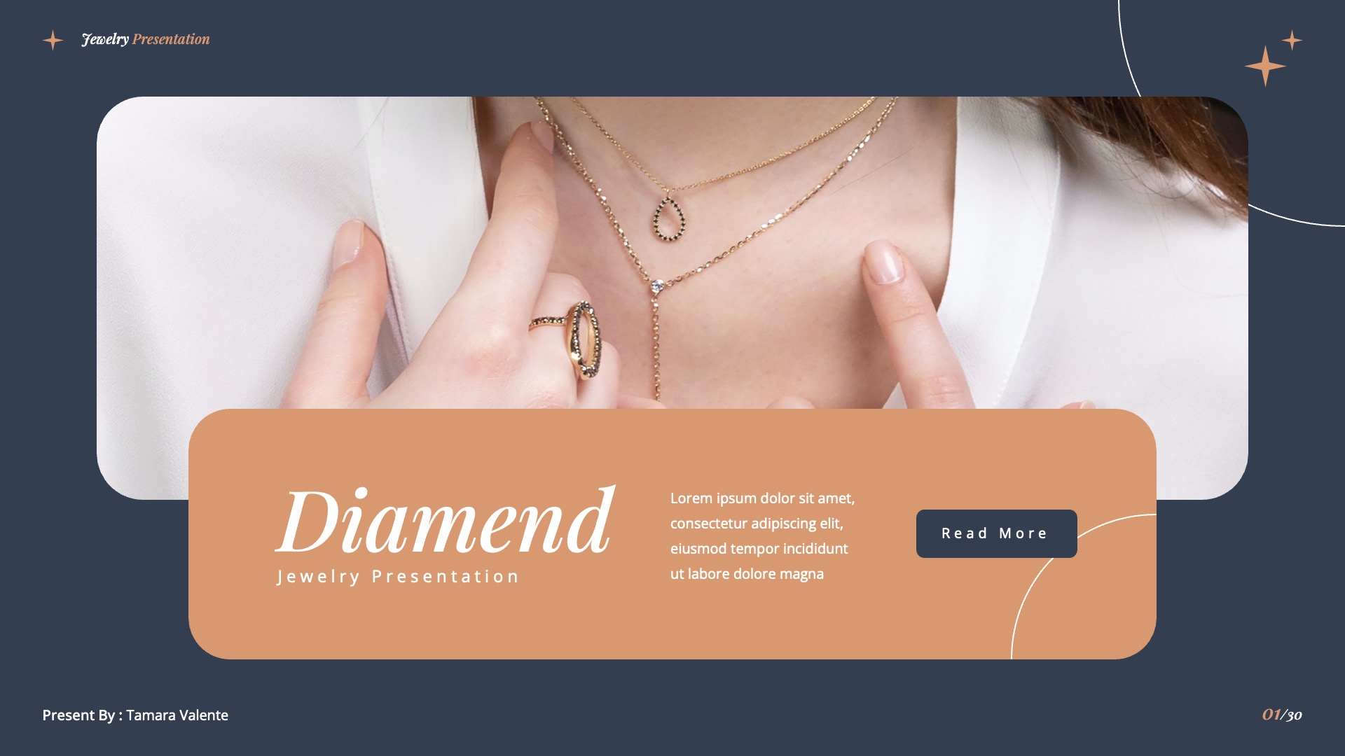 Diamend - Jewelry PowerPoint, Presentation Templates | GraphicRiver