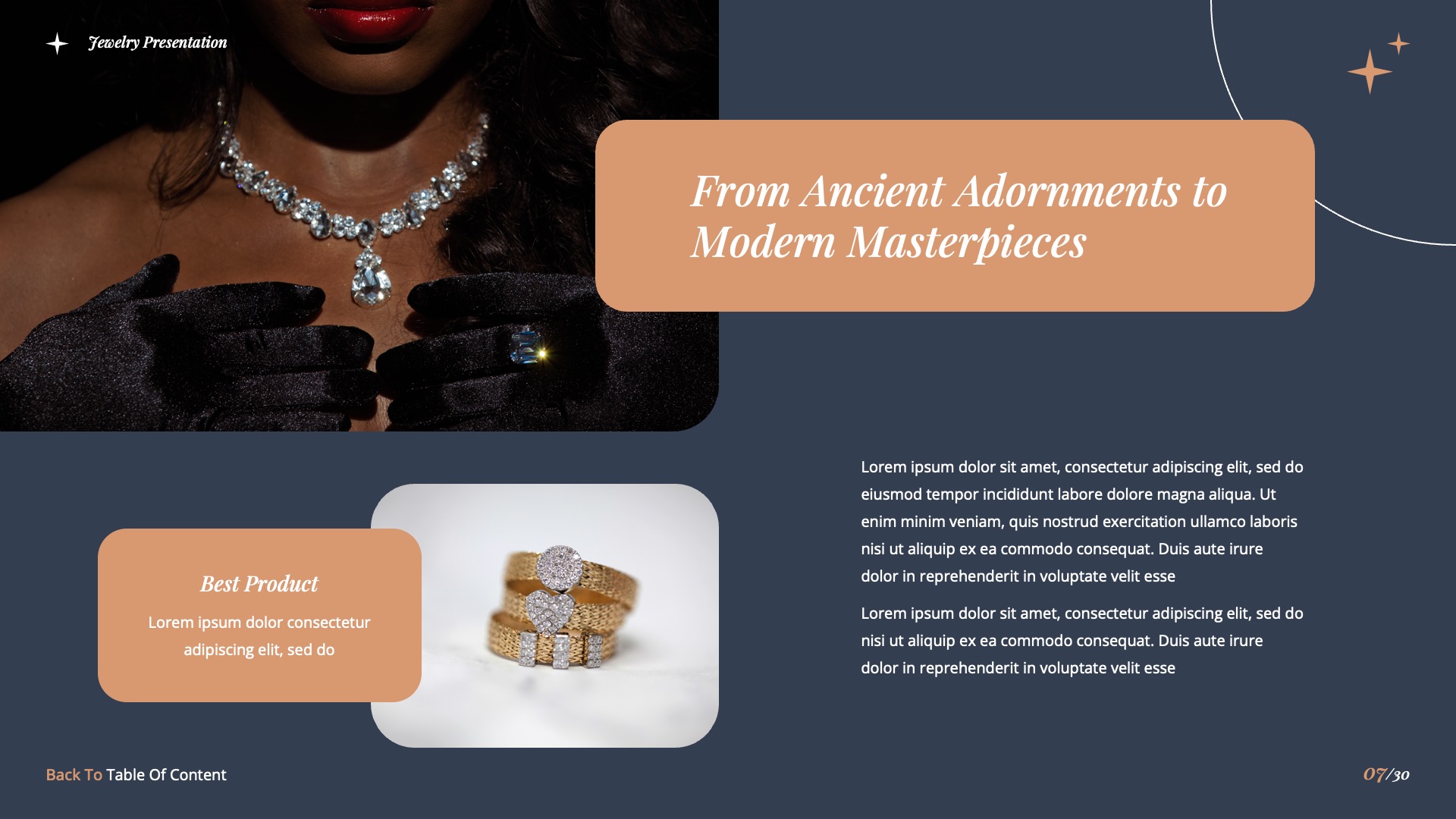 Diamend - Jewelry PowerPoint, Presentation Templates | GraphicRiver