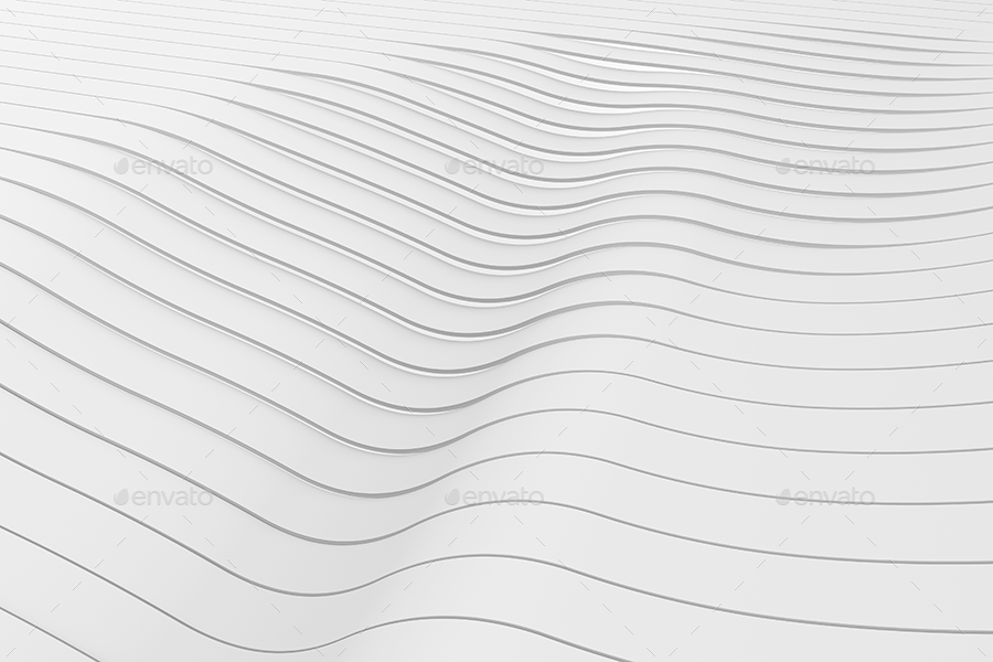 White Wavy Bands Abstract 3D Background Set, Graphics | GraphicRiver