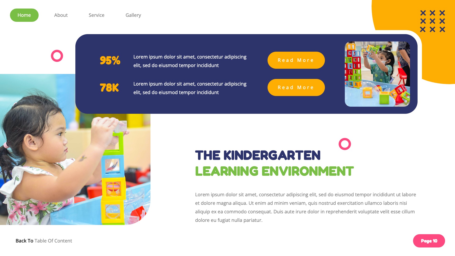 Schooler - Kindergarten Google Slides, Presentation Templates ...