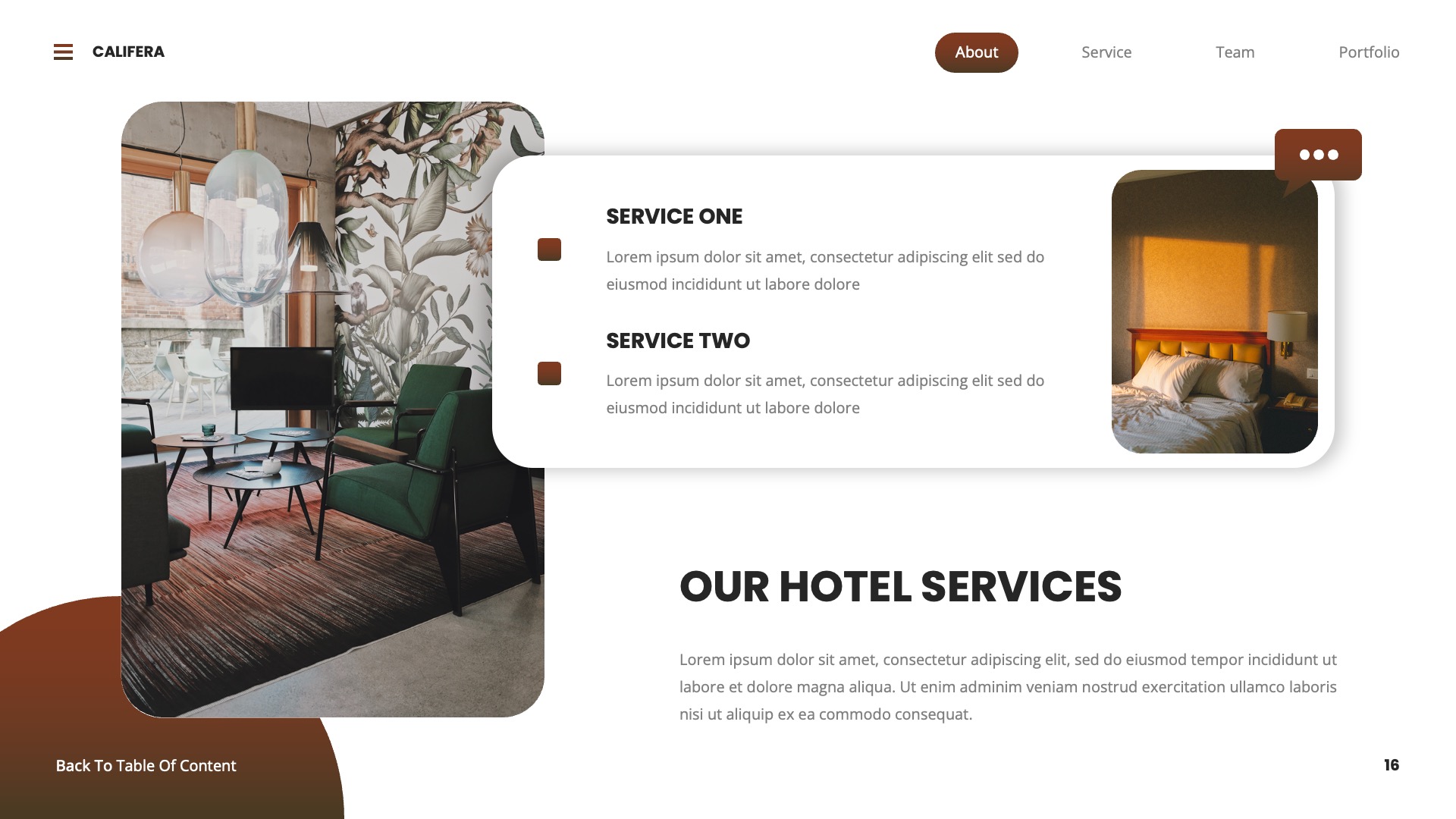 Califera - Hotel PowerPoint, Presentation Templates | GraphicRiver