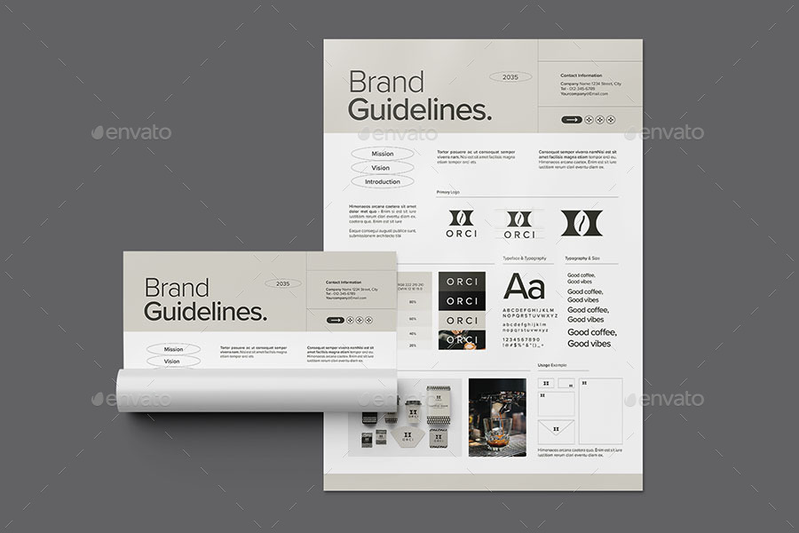 Brand Guidelines Poster Template, Print Templates | GraphicRiver