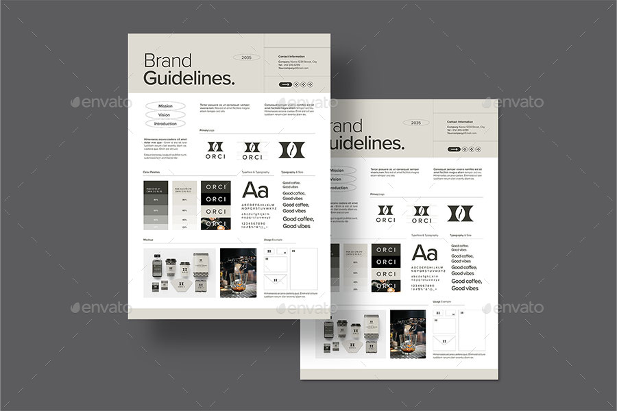 Brand Guidelines Poster Template, Print Templates | GraphicRiver