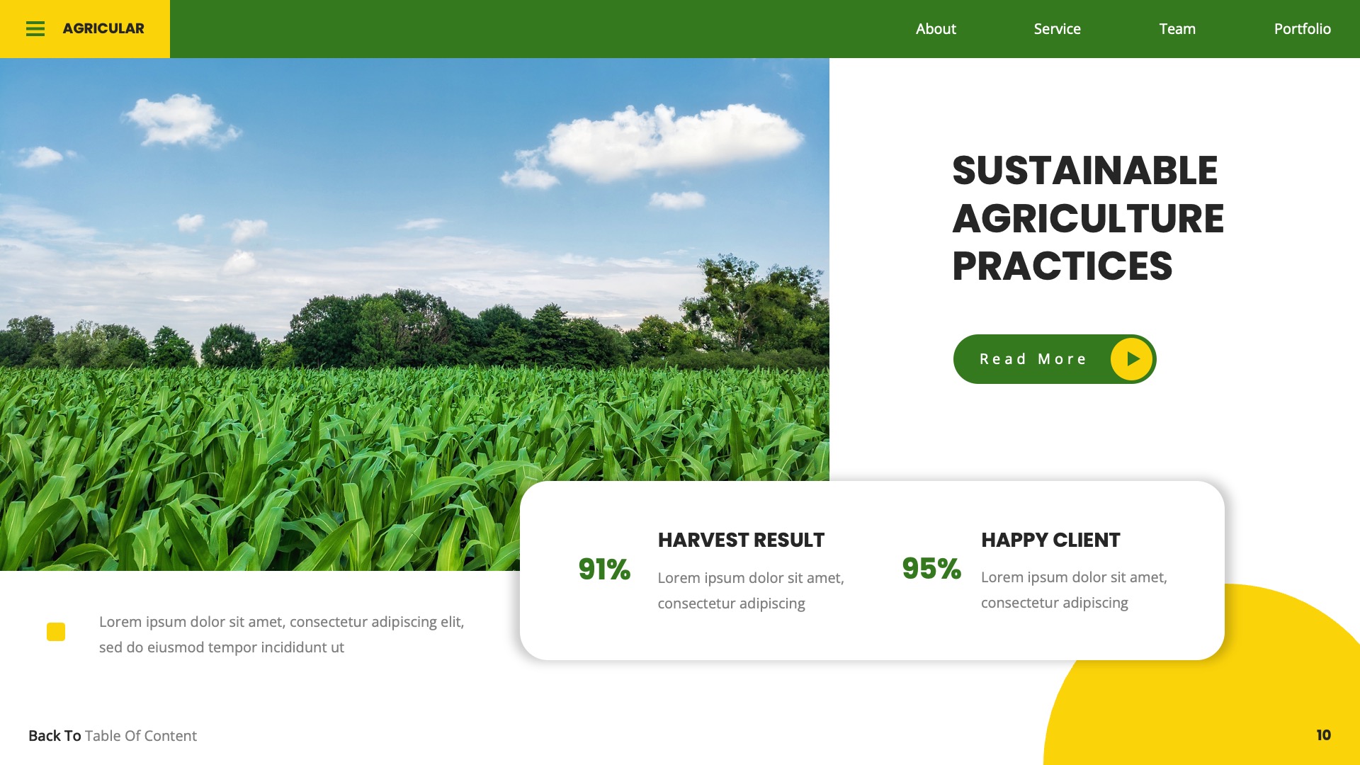 Agricular - Agriculture Google Slides, Presentation Templates ...