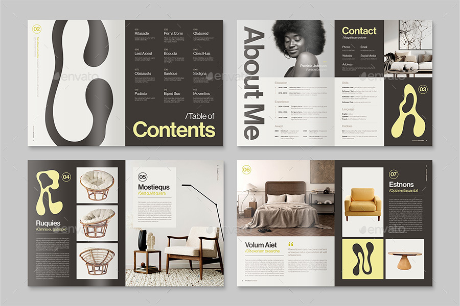 Portfolio Template, Print Templates | GraphicRiver