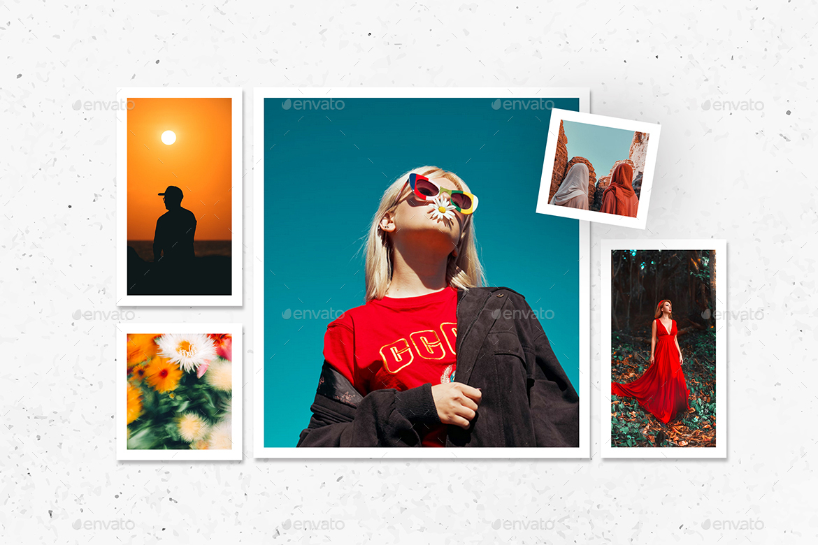 Multipurpose Photo Collage Photo Template Mockups, Graphics | GraphicRiver