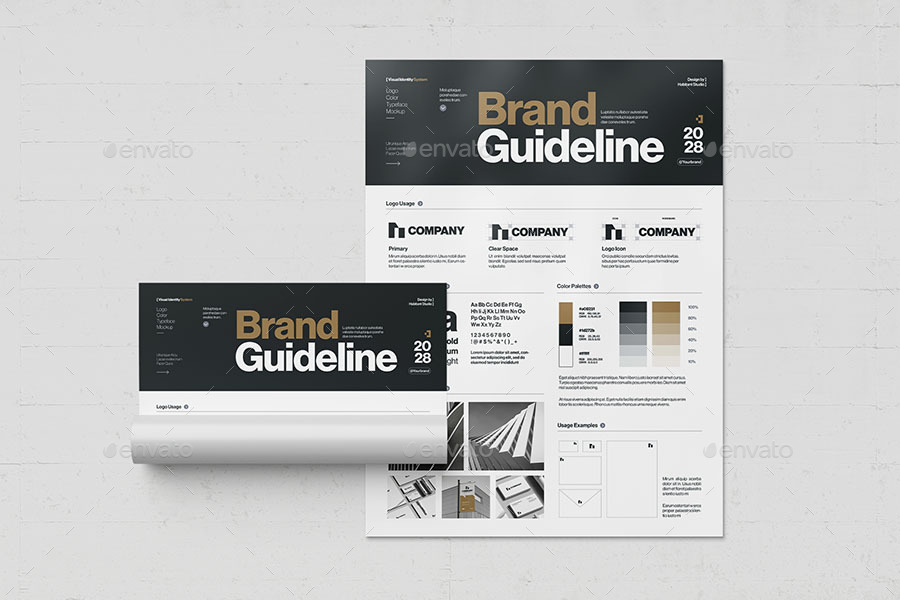 Brand Guideline Poster Template, Print Templates | GraphicRiver