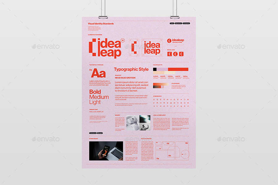Brand Guidelines Poster Template, Print Templates | GraphicRiver
