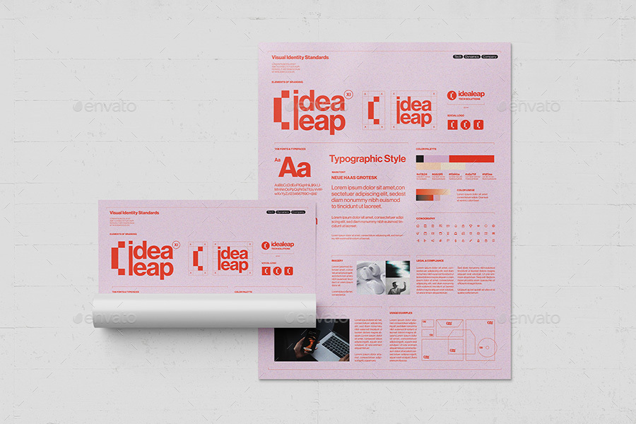 Brand Guidelines Poster Template, Print Templates | GraphicRiver