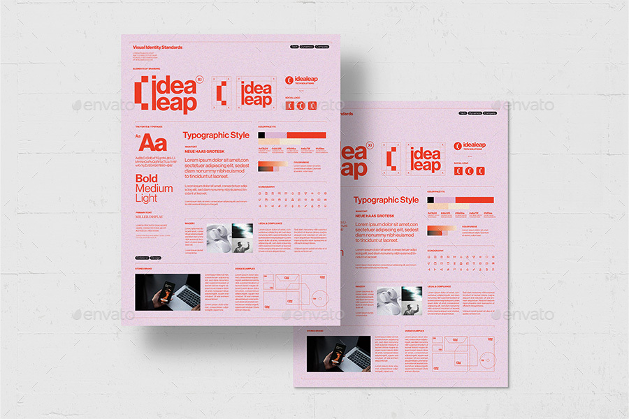 Brand Guidelines Poster Template, Print Templates | GraphicRiver