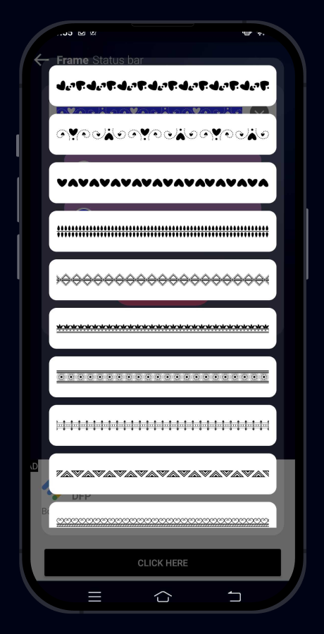 Material Customized Status Bar – Stylish Status Bar – Decorative Status ...