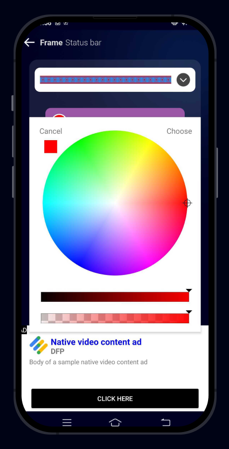 Material Customized Status Bar – Stylish Status Bar – Decorative Status ...