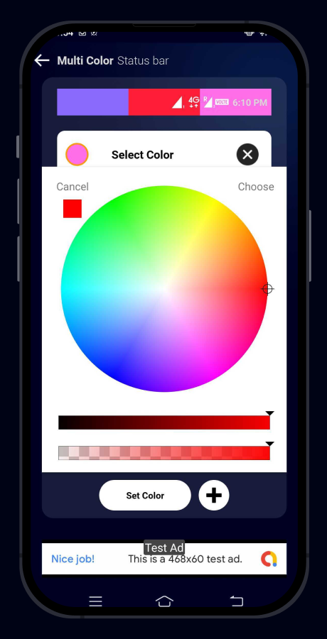 Material Customized Status Bar – Stylish Status Bar – Decorative Status ...