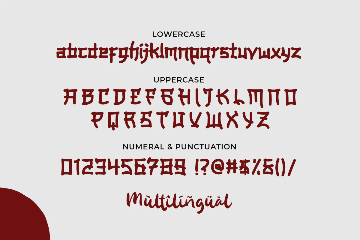 Komushi Japanese Font Style, Fonts | GraphicRiver