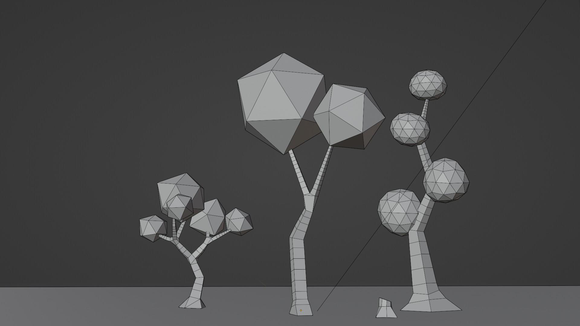 Low Poly Trees 01 by creative3dcanvases | 3DOcean