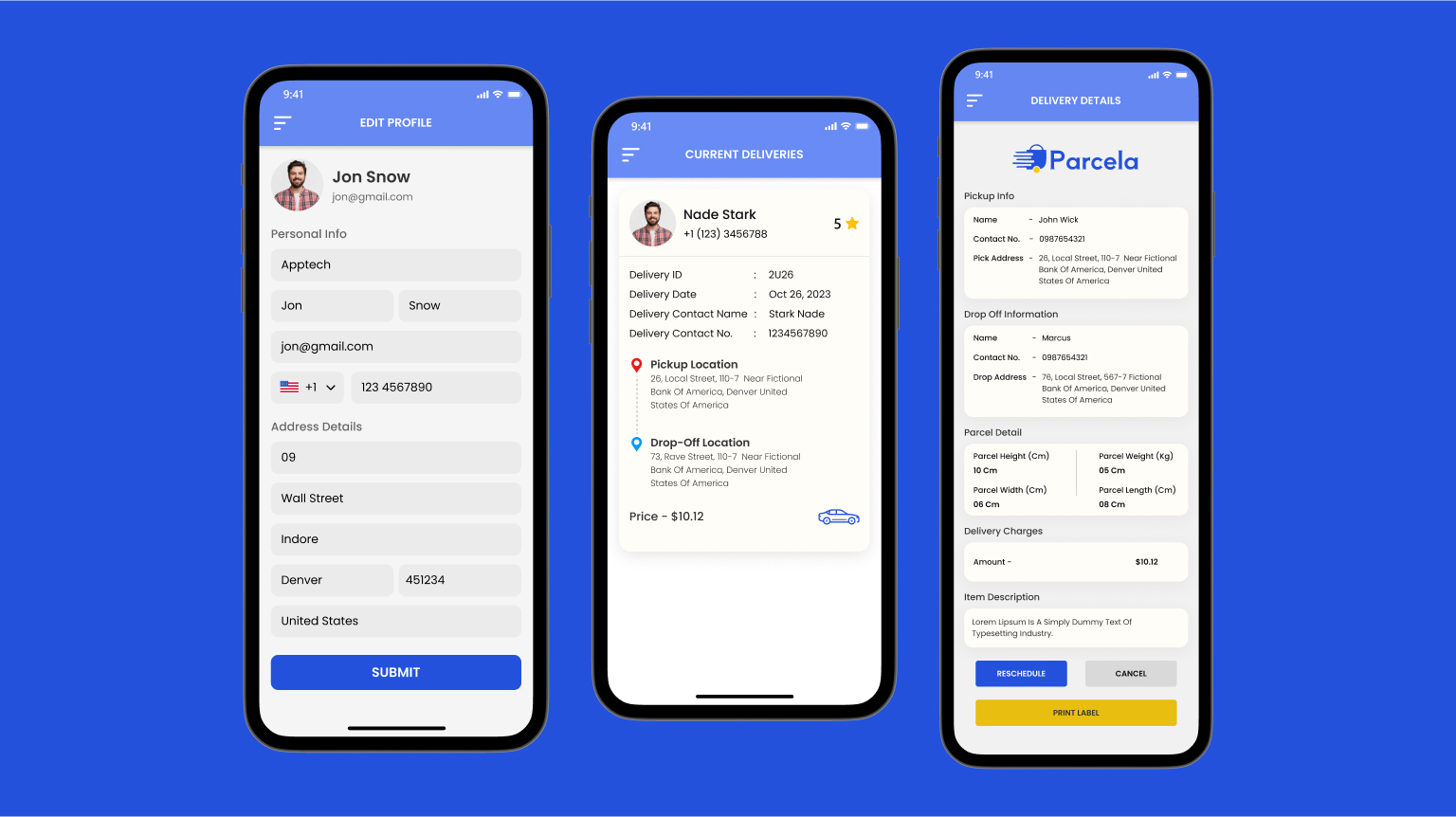 On-Demand Courier & Parcel Delivery App | Complete Delivery Management ...
