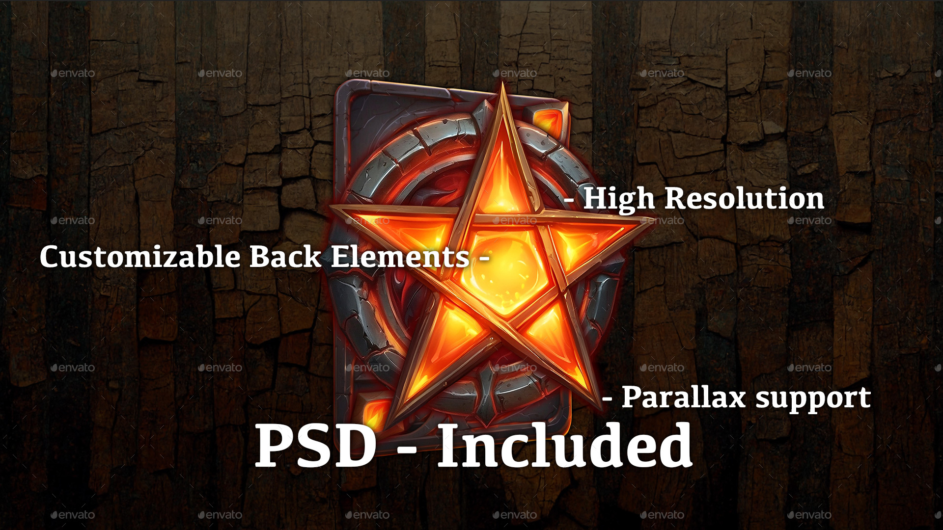 TCG Card Template - Volume 5, Game Assets | GraphicRiver