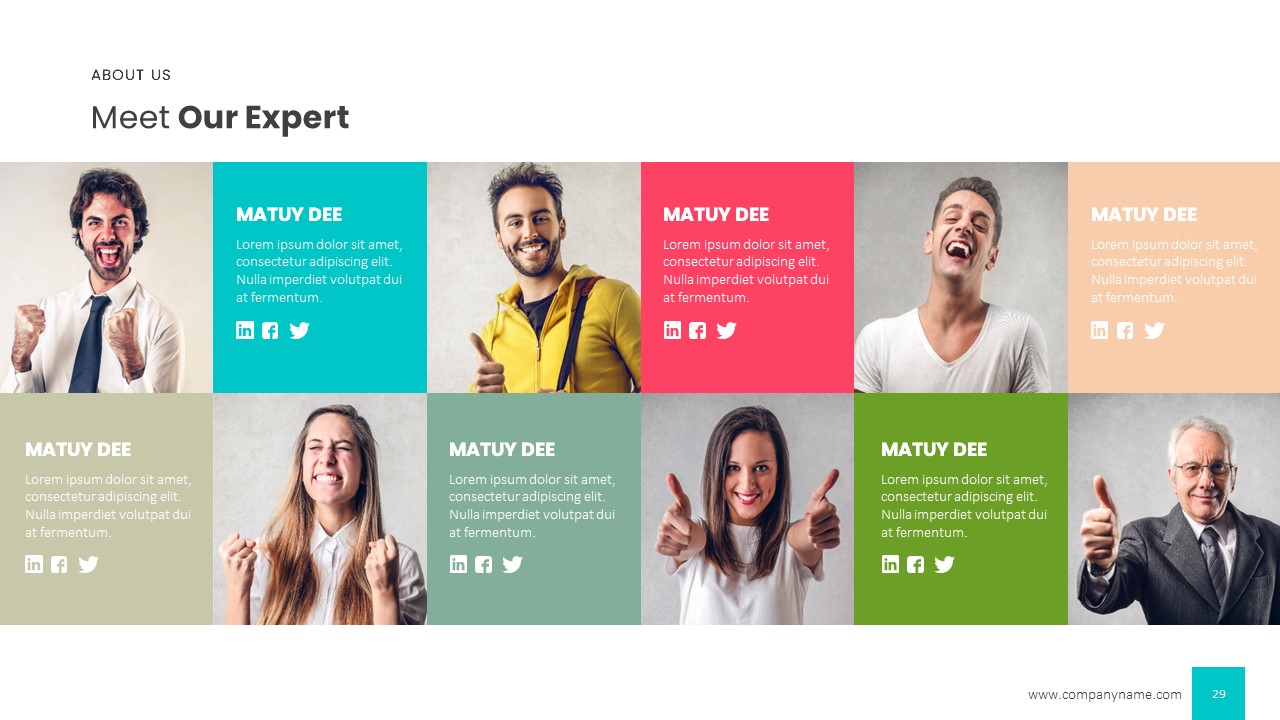 Team Profile PowerPoint Templates, Presentation Templates | GraphicRiver