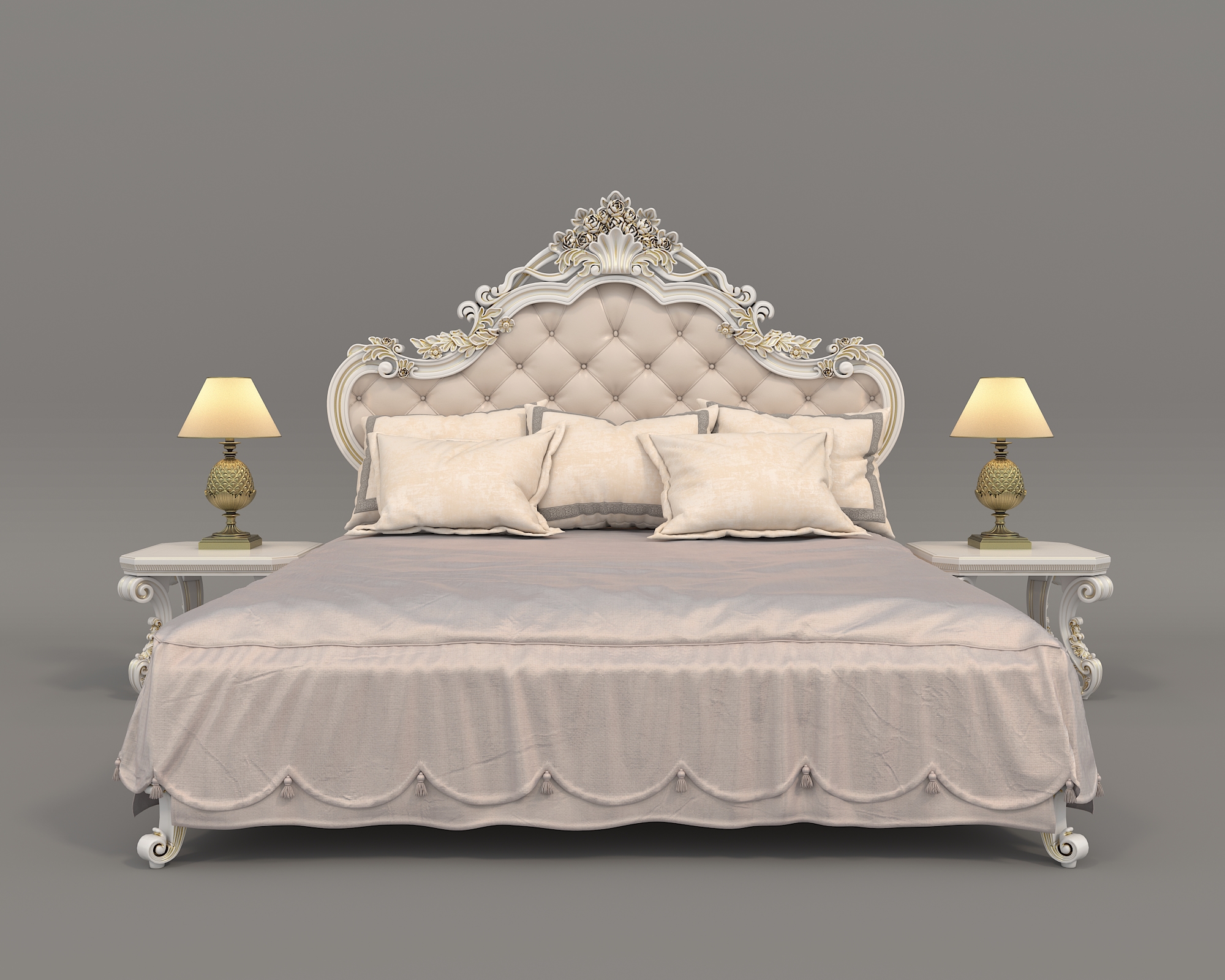 Classic Style Bed Set 34 by nhattuankts | 3DOcean
