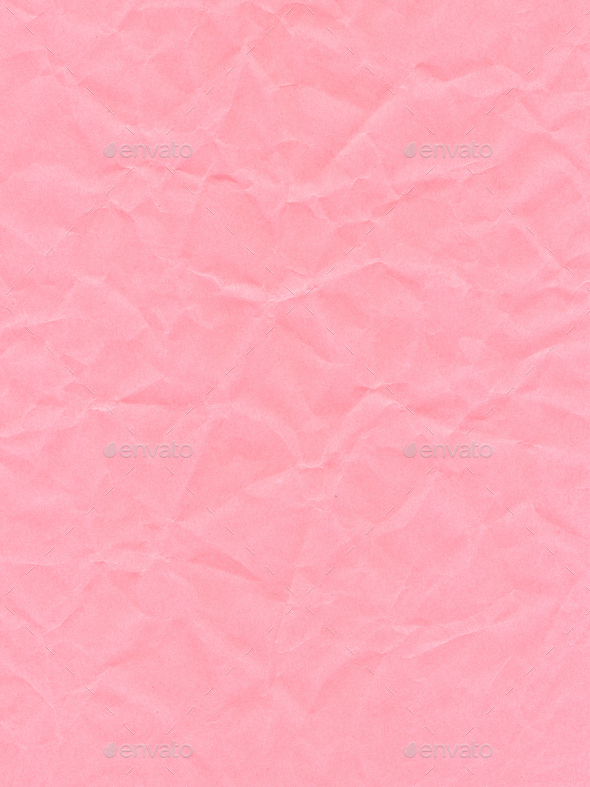 Texture of colored paper, surface of crumpled pink sheet of paper Stock ...