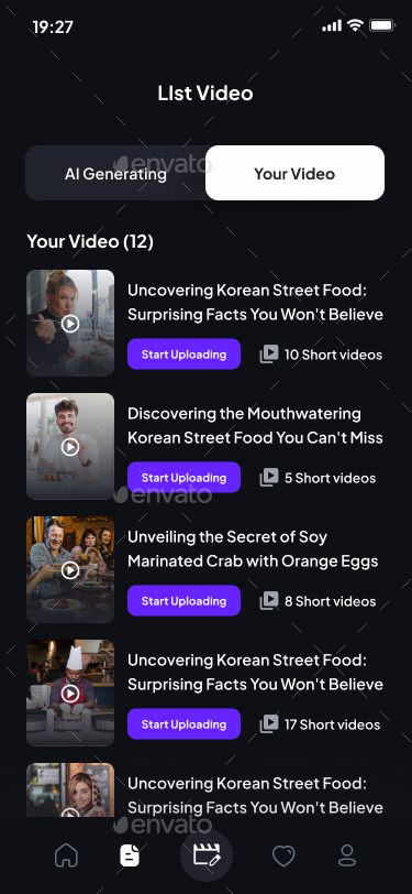 Perfect Clip | Figma Template - AI Powered Video Generator, Web Elements