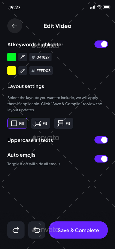Perfect Clip | Figma Template - AI Powered Video Generator, Web Elements