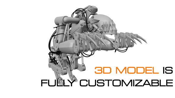 Death Machine (C4D, 3DS, FBX, OBJ) by Dark_Design | 3DOcean