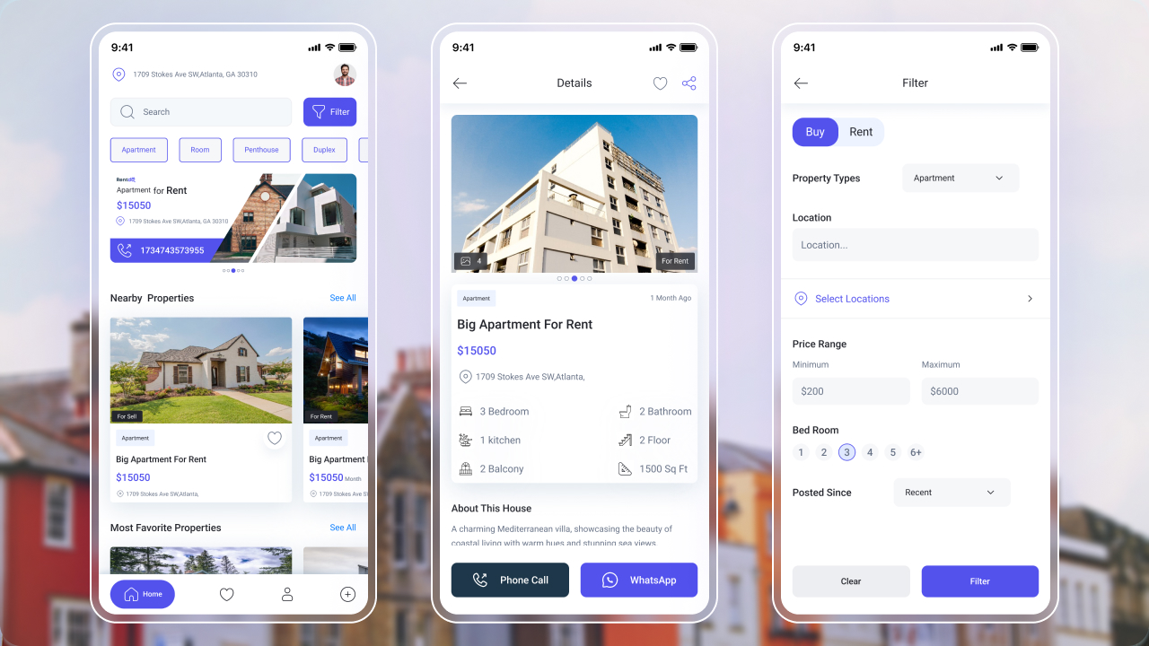 Rentdo - Property Buy, Rent & Sell Mobile App with web Admin Panel ...