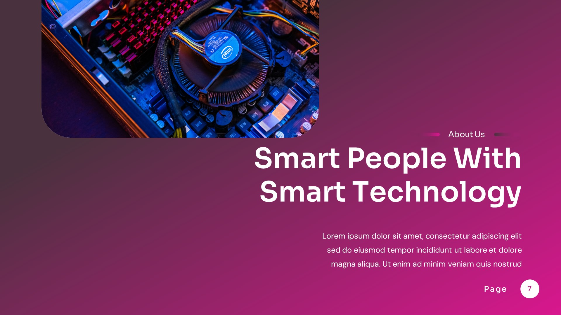 Intellog – IT Solution & Technology PowerPoint Template, Presentation ...