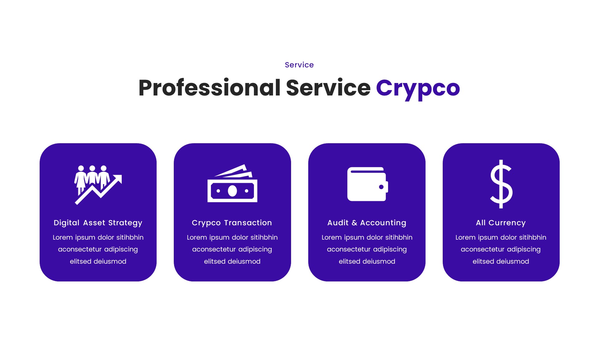 Crypco – Cryptocurrency PowerPoint Template, Presentation Templates