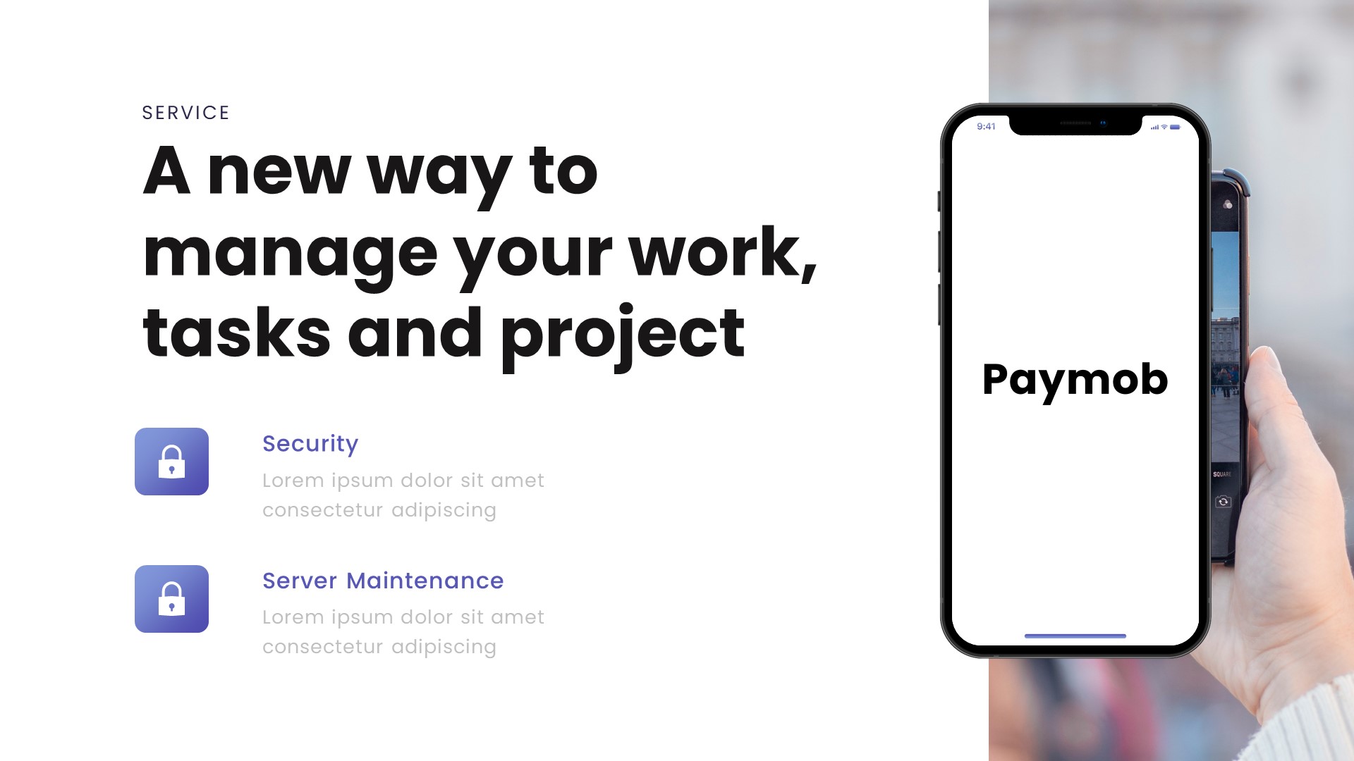 Paymob – Mobile App & SAAS Keynote Template, Presentation Templates