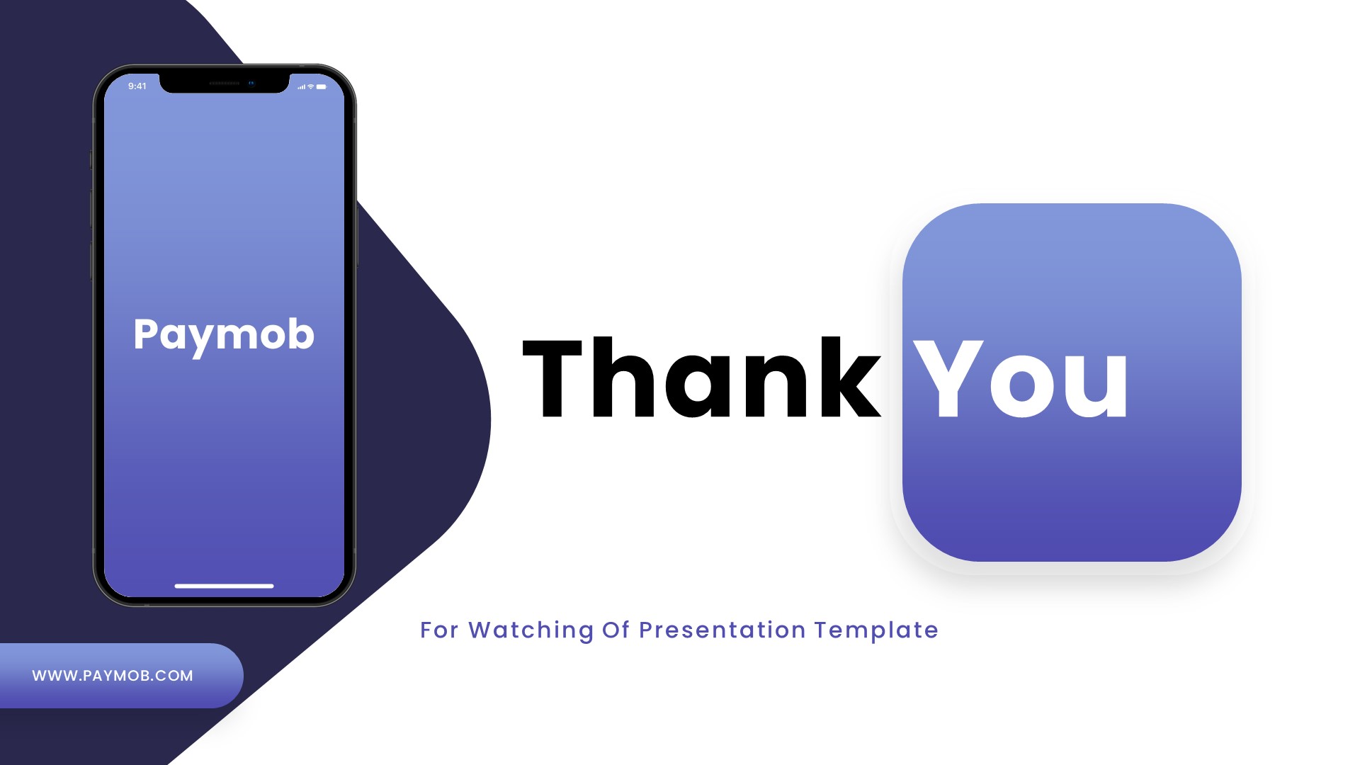 Paymob – Mobile App & SAAS PowerPoint Template, Presentation Templates