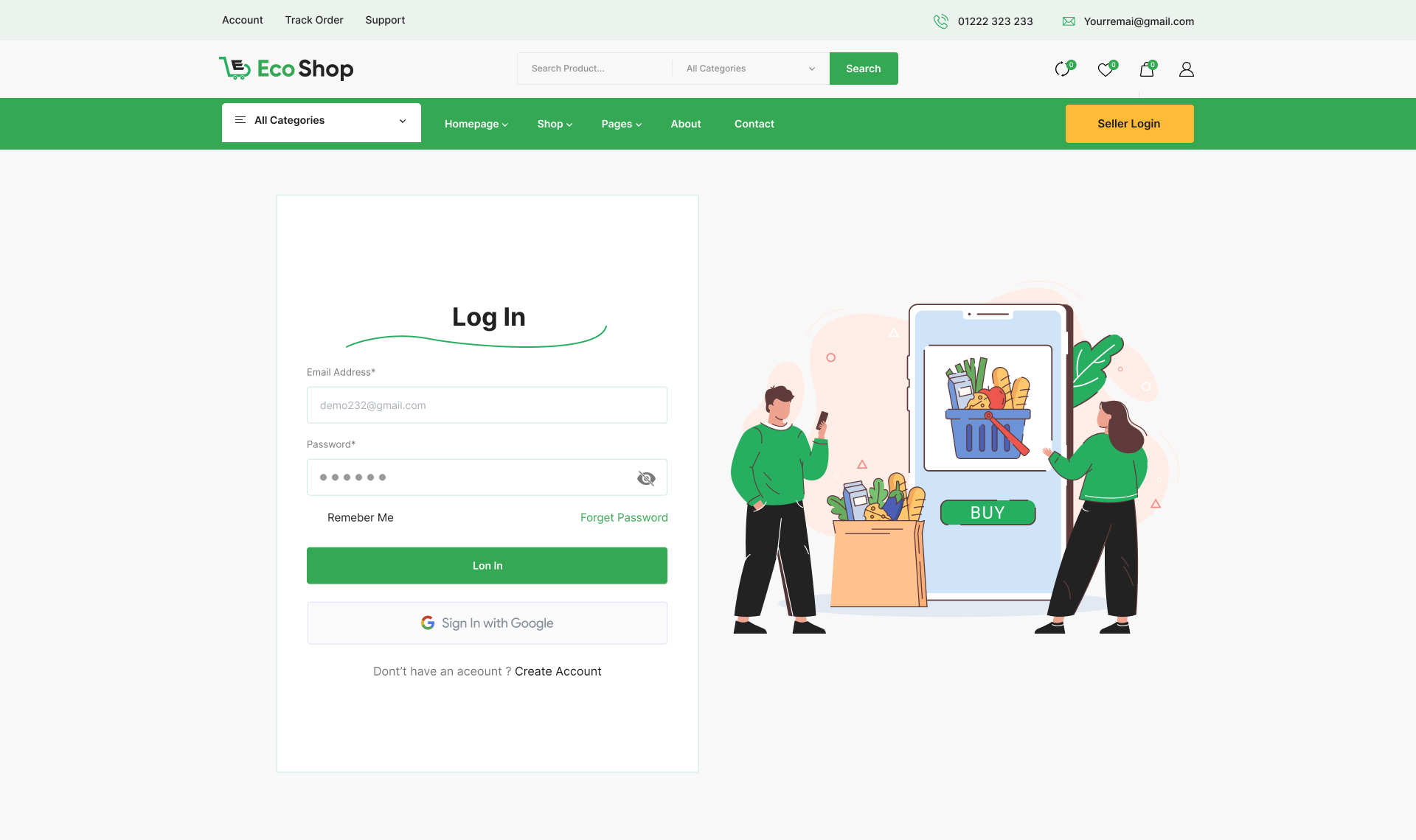 Ecoshop - Grocery eCommerce HTML Template by QuomodoTheme | ThemeForest
