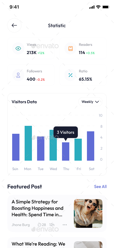 Paragraf | Figma Template - News Portal UI KIts App, Web Elements ...