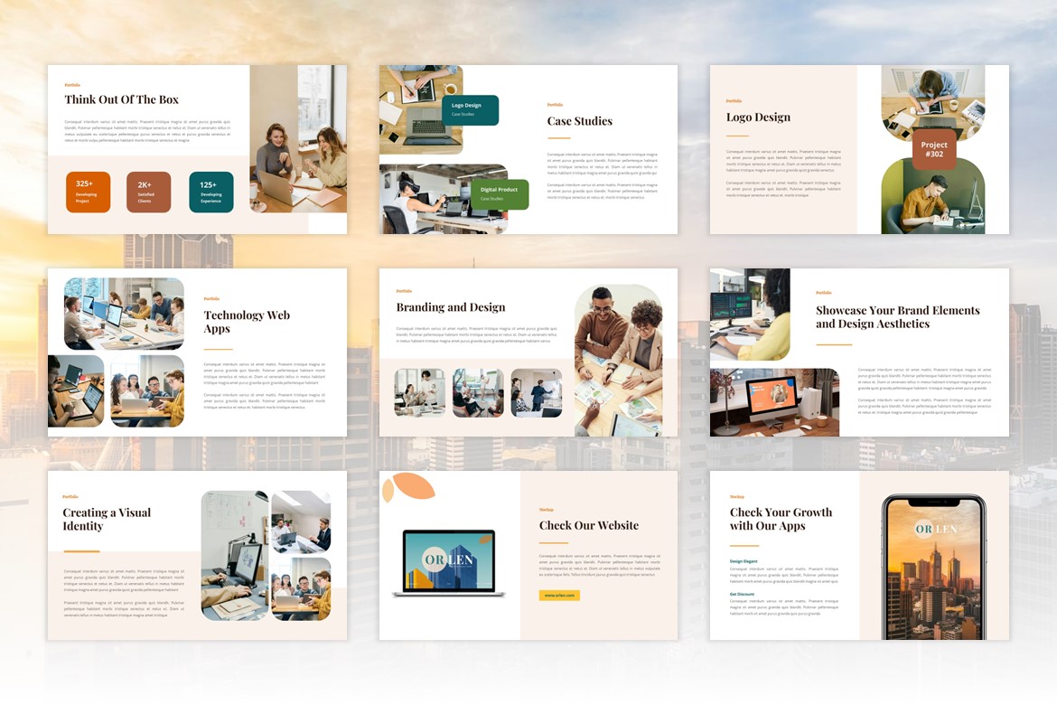Introducing Orlen Creative Business PowerPoint Template, Presentation ...