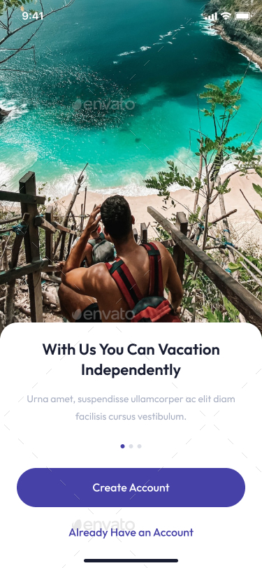 Arrived | Figma Template - Flight Booking UI KIts App, Web Elements