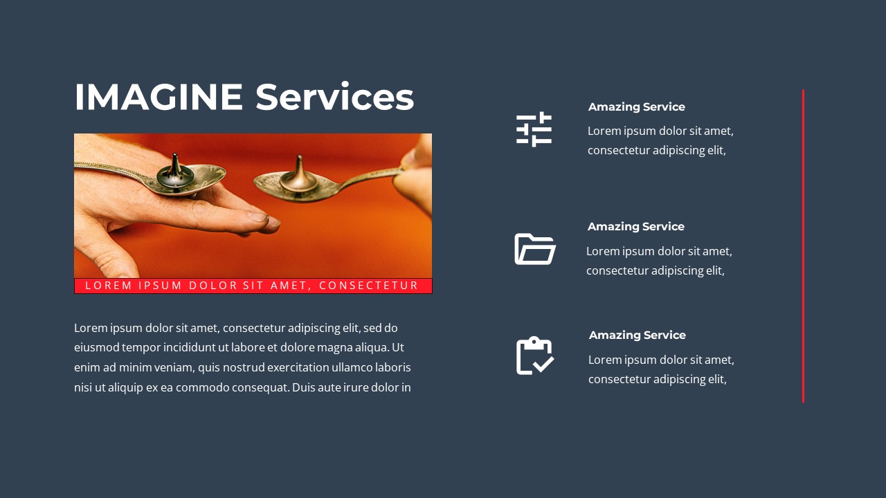 Imagine - Modern Business Google Slides Template, Presentation Templates