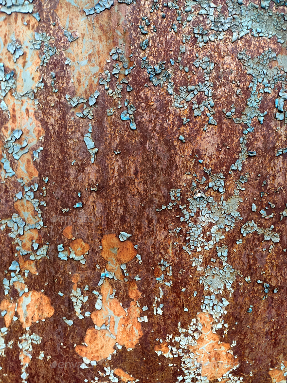 Corroded metal background. Rusty metal background with streaks of rust ...