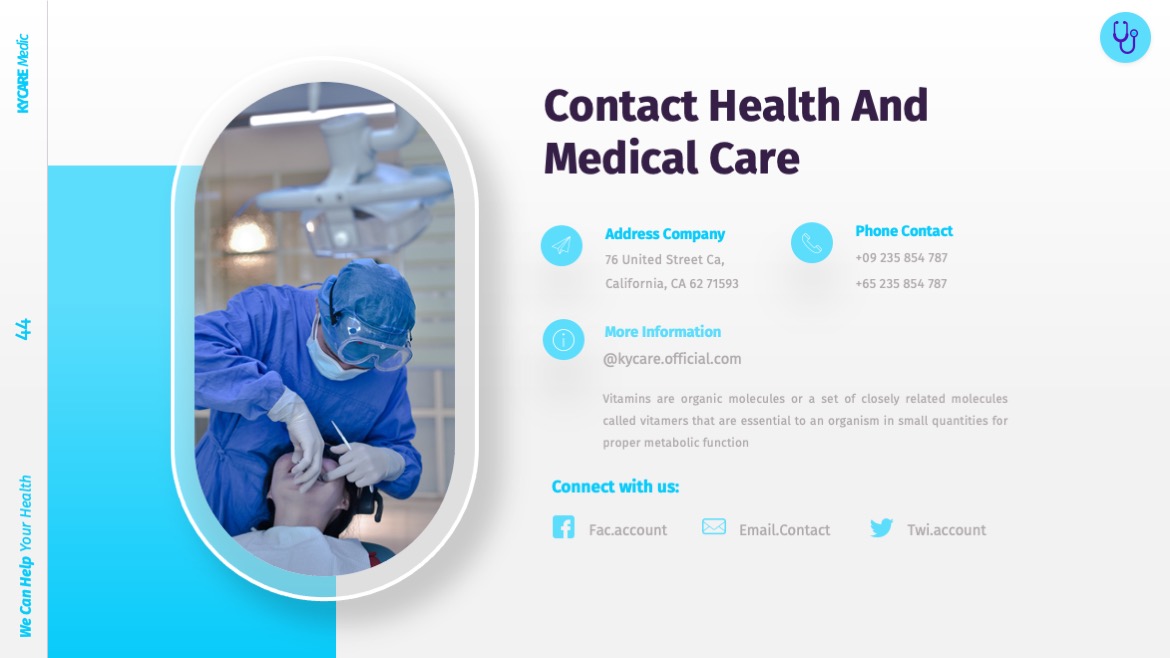 Kycare - Cure Medical Keynote Templates, Presentation Templates ...